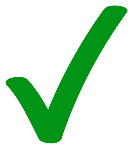 Green tick checkmark vector icon for checkbox marker symbol – EQ Leader ...